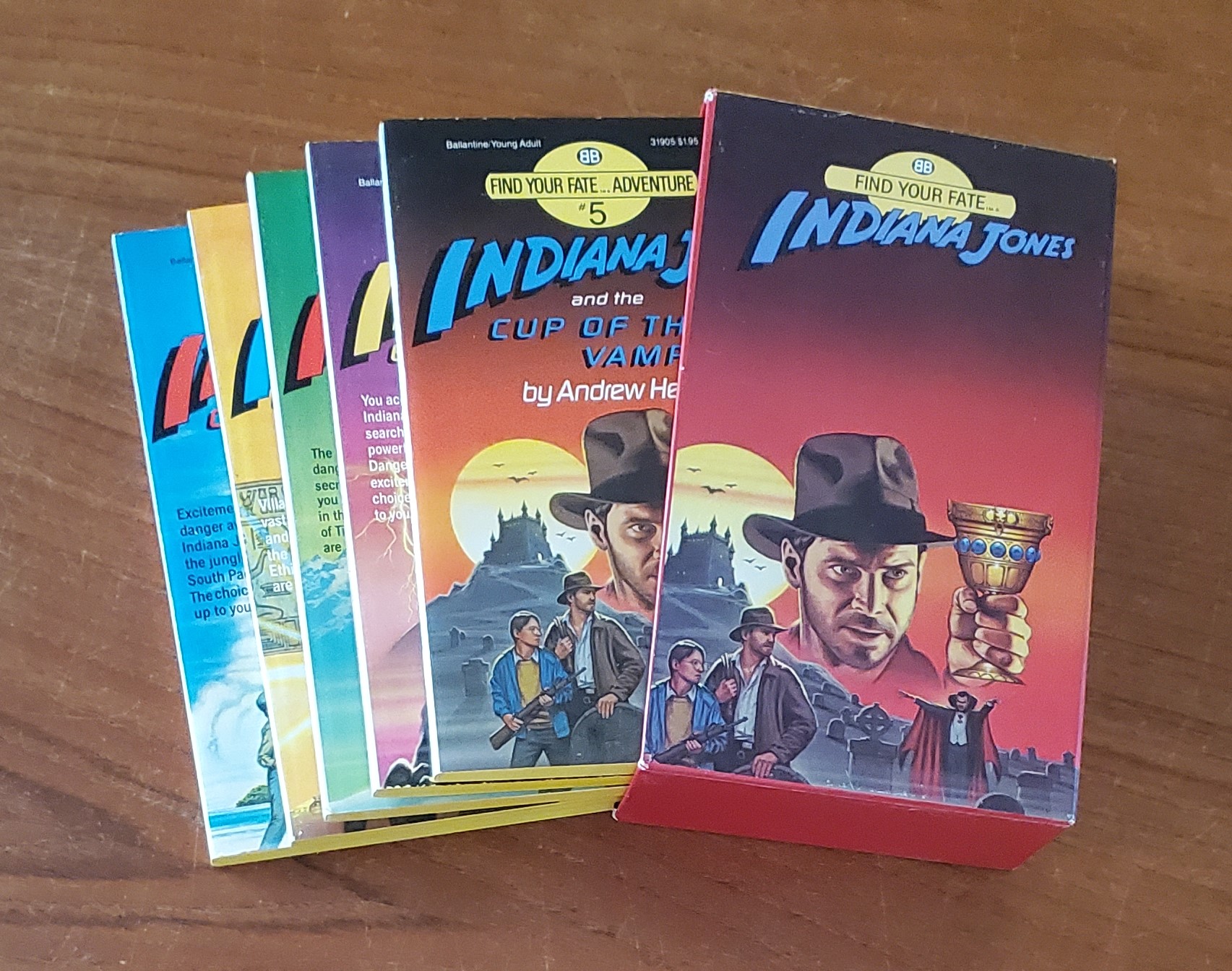 FIND YOUR FATE ADVENTURE #1 - #5: INDIANA JONES AND THE CURSE OF HORROR ISLAND & THE LOST ...